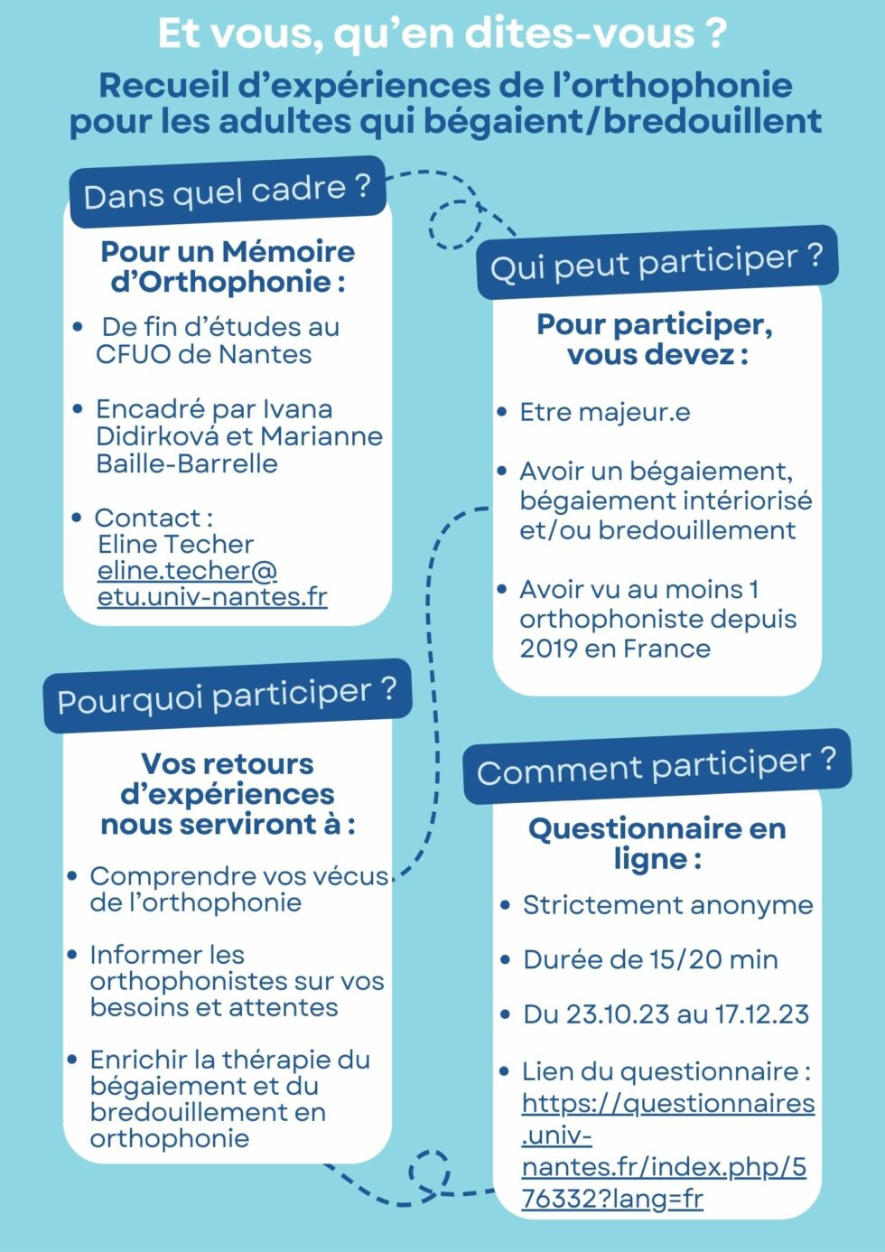 [Travaux Universitaires] Participez au questionnaire et aider les ...